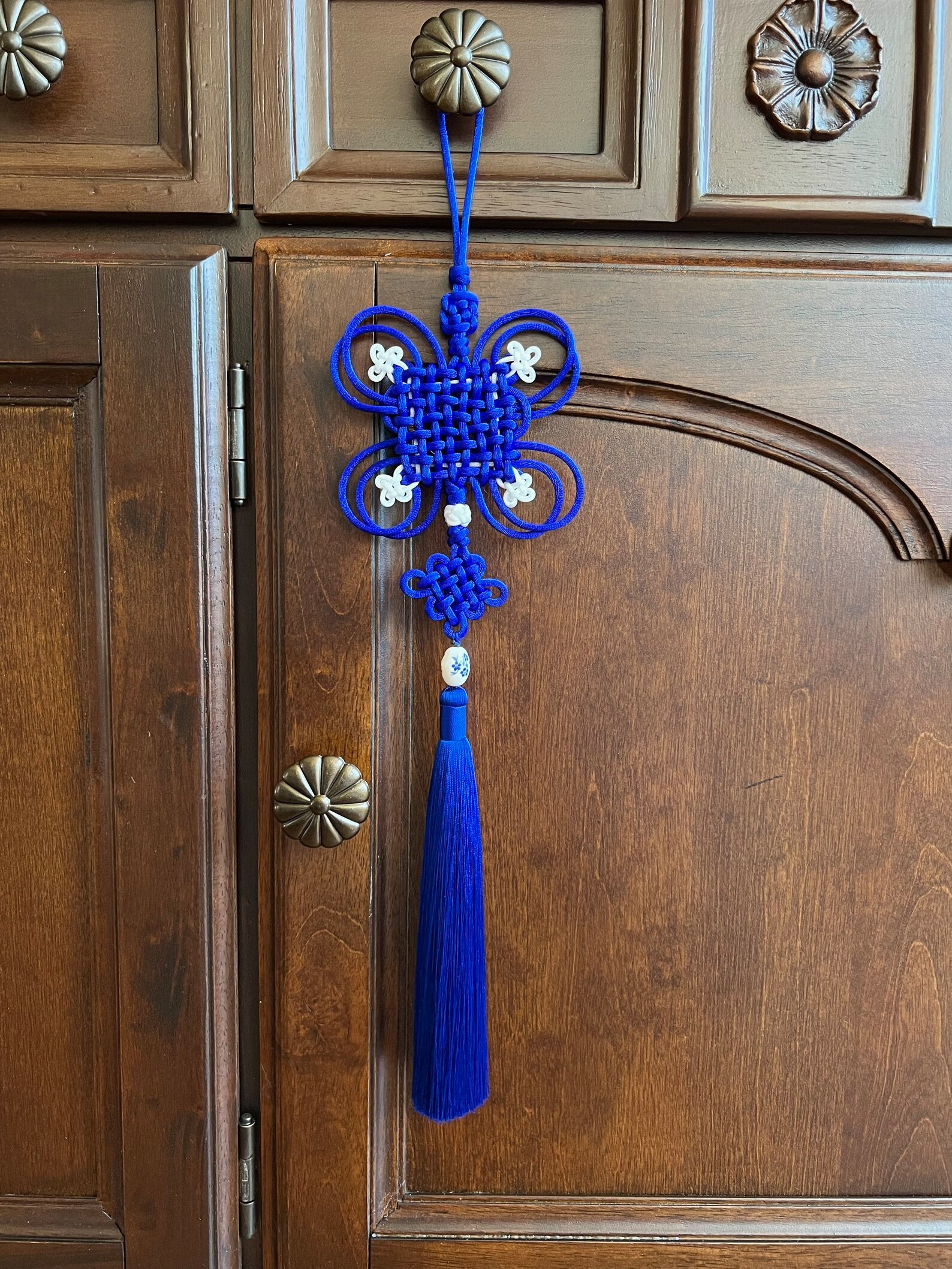 Chinese Knot 中國結 青花瓷 寶藍色 - Etsy