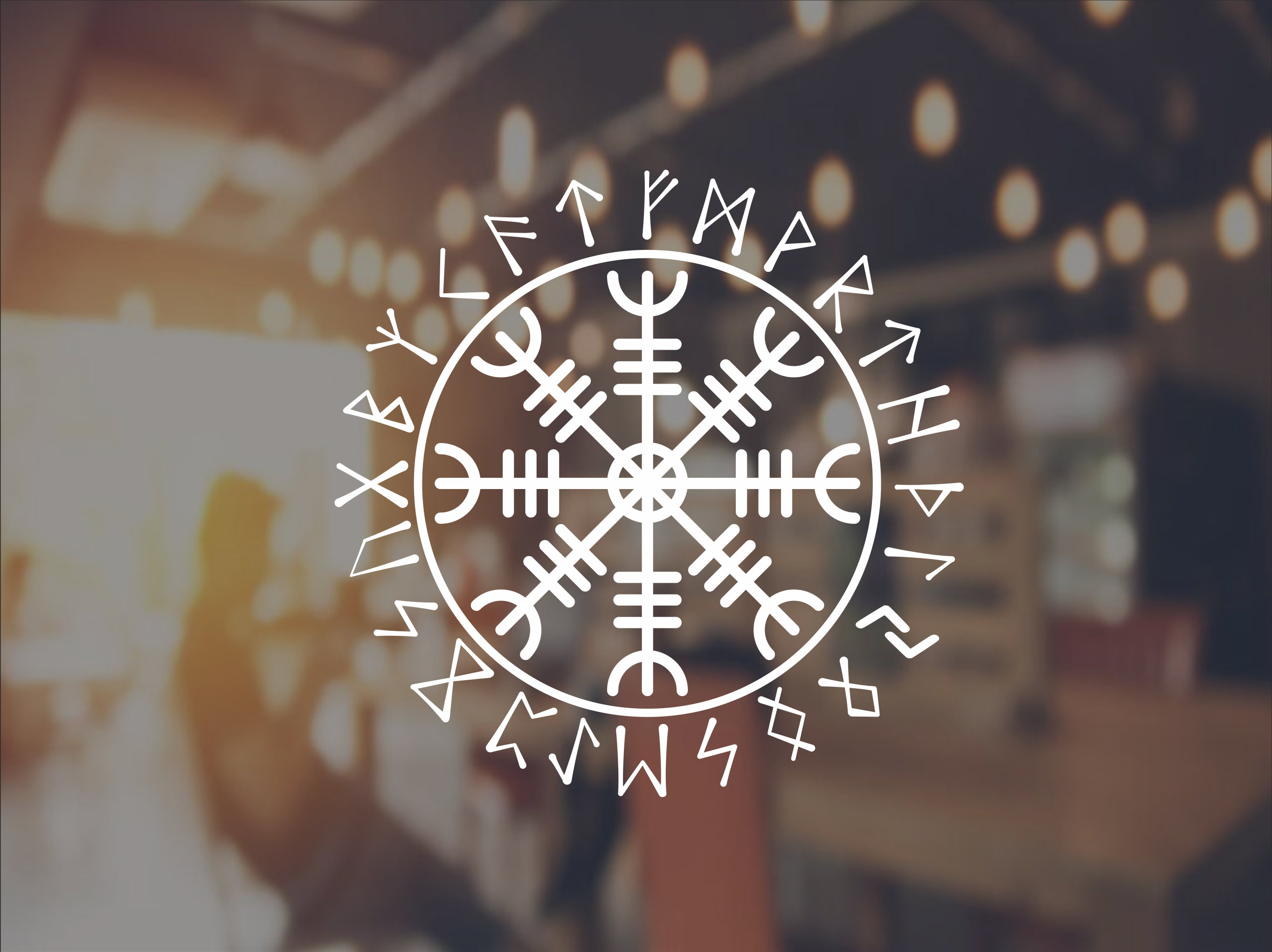 Helm of Awe Vinyl Decal Sticker Norse Mythology Viking Pagan - Etsy