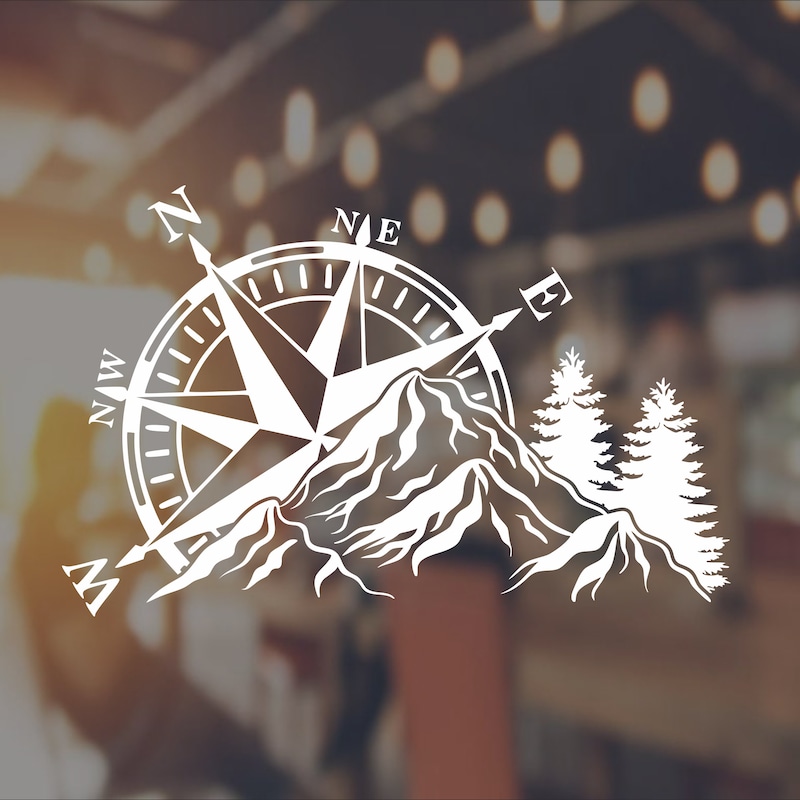 Compass Decal - Etsy