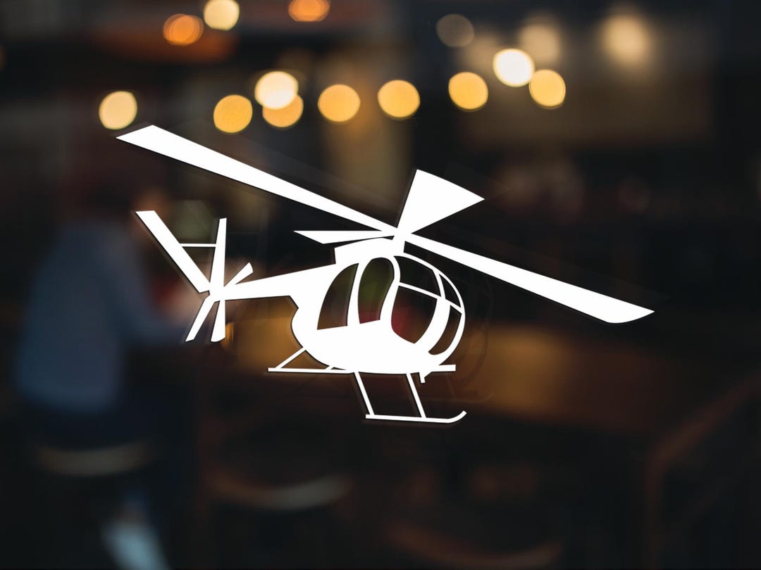 OH-6 Helicopter Vinyl Decal Sticker - Etsy