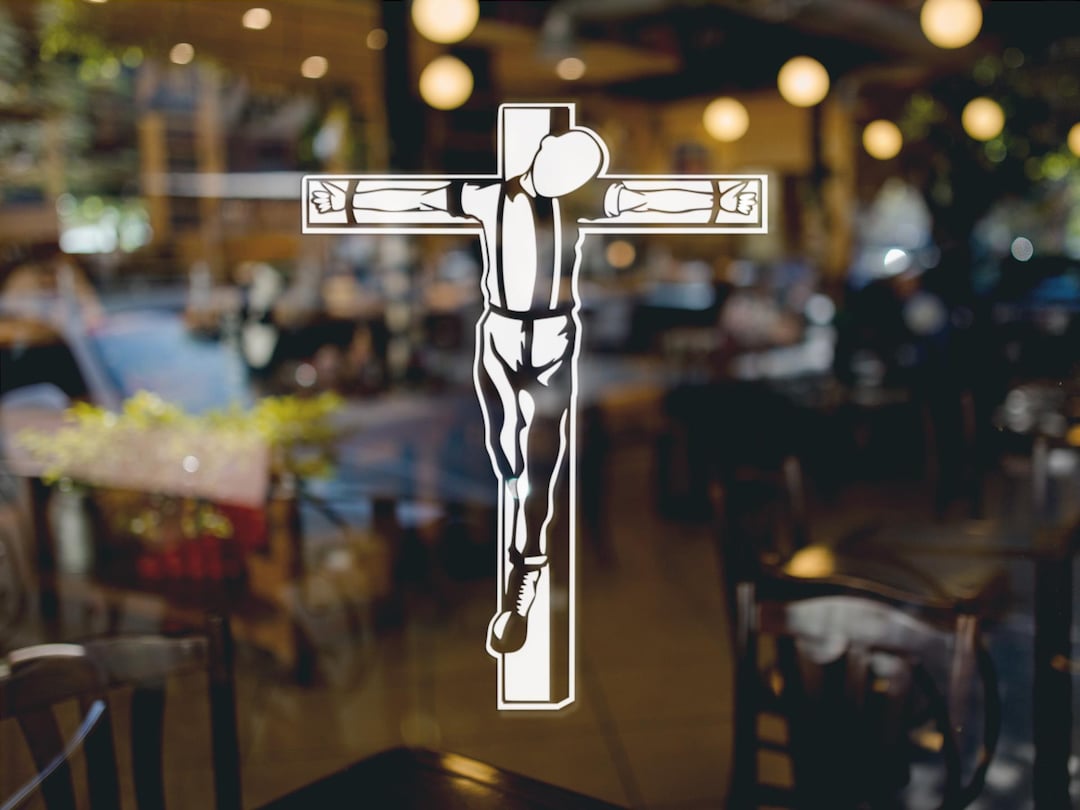 Crucified Skinhead Decal Oi Punk Sticker - Etsy