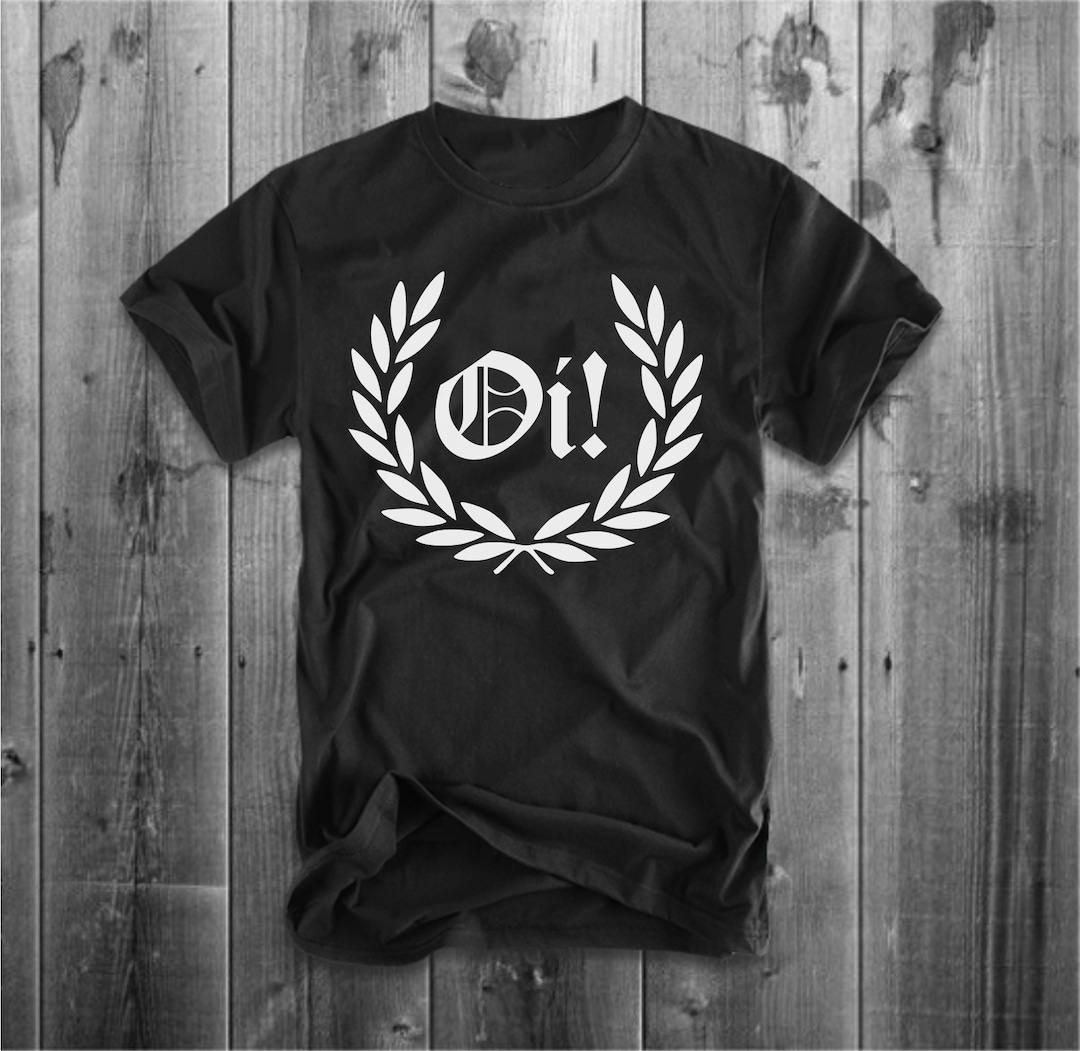Oi T-shirt Laurel Skinhead Punk Rock Streetpunk - Etsy