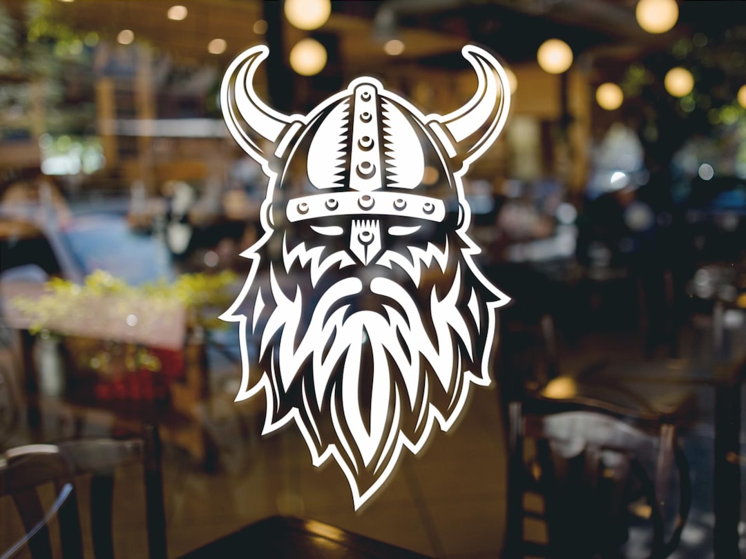 Viking Head Vinyl Decal Sticker Thor Odin Norse Pagan - Etsy