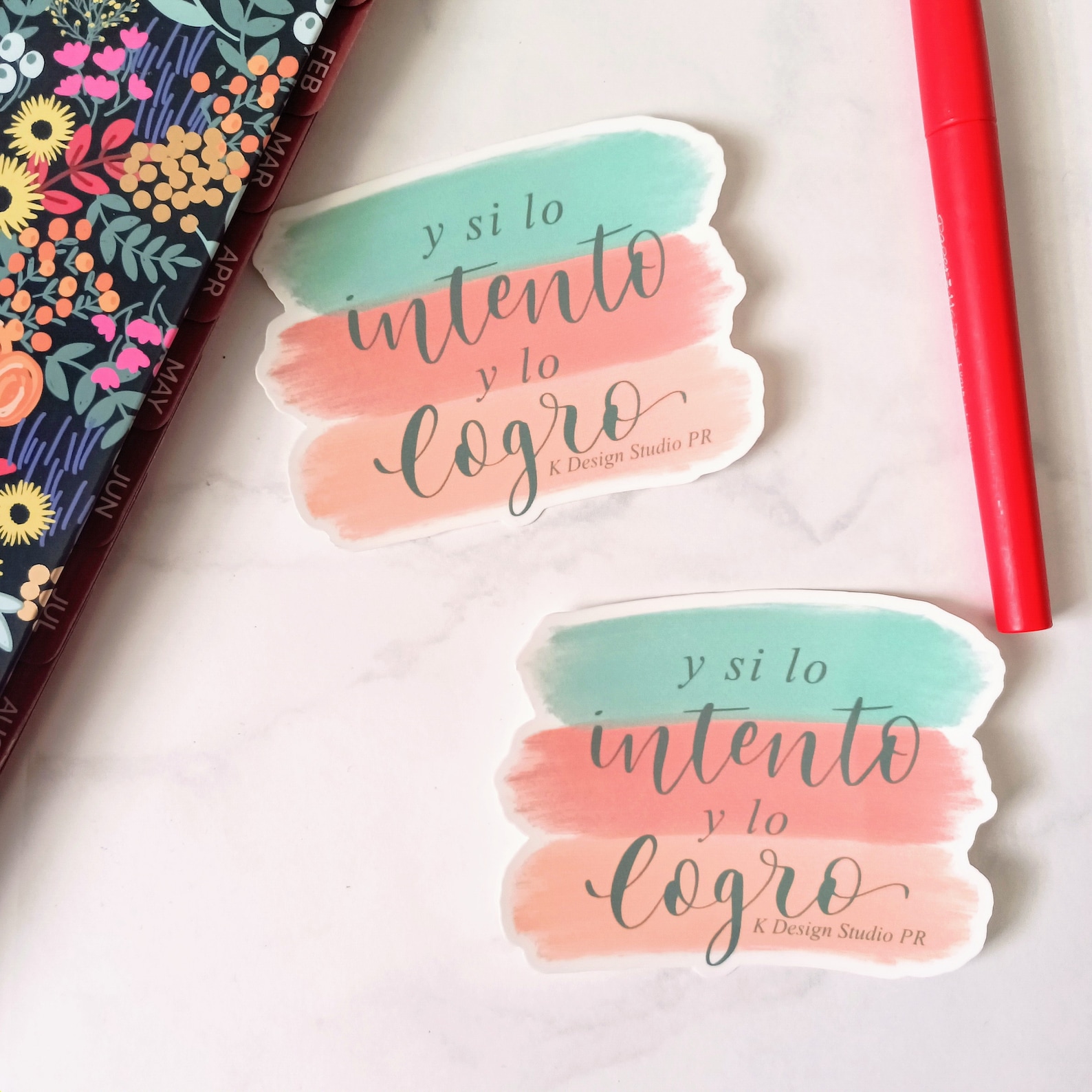 Stickers motivacionales Frases positivas Glossy sticker - Etsy México