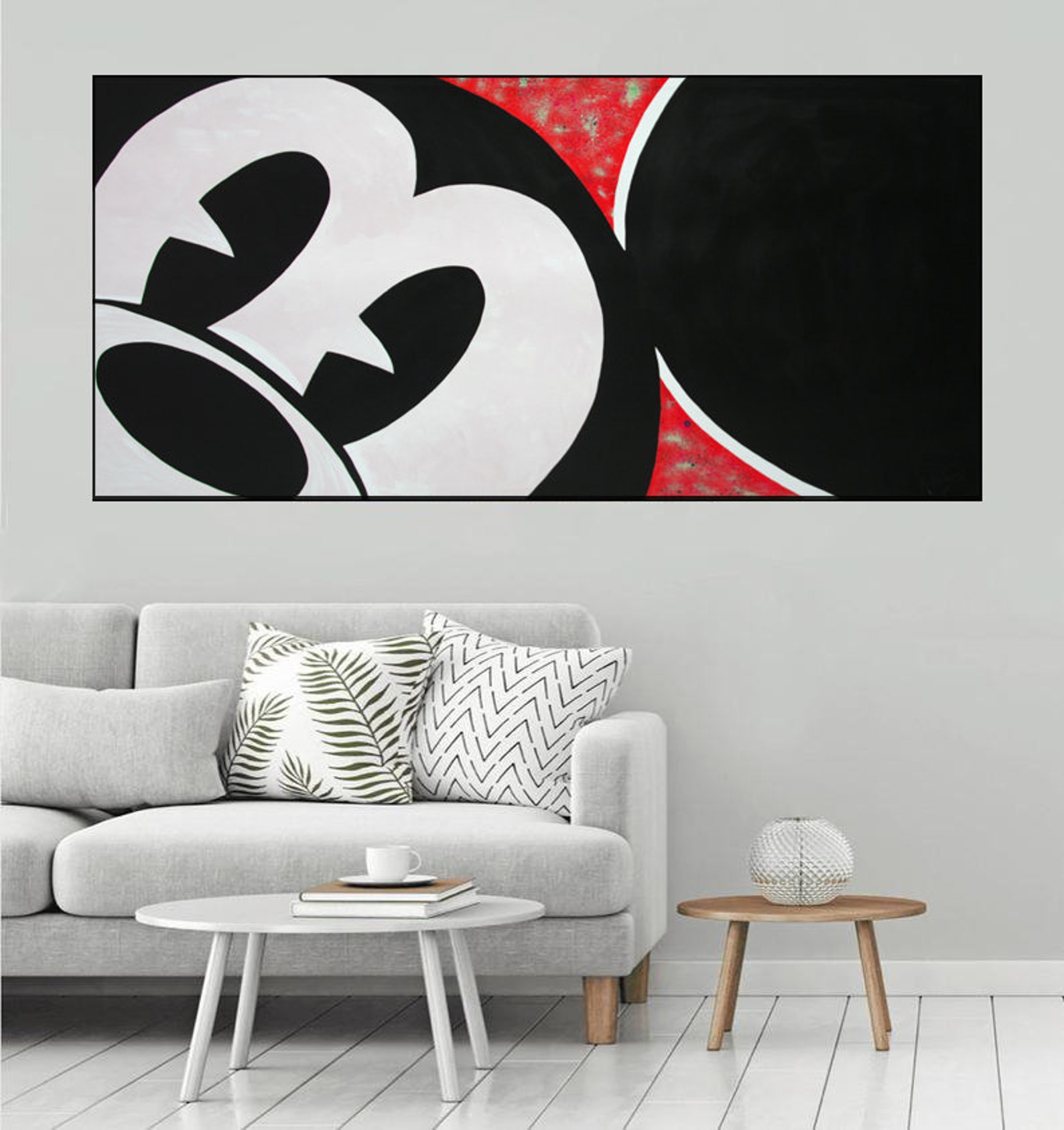 Mickey Mouse Art Print Impression Horizontale Mickey Mouse | Etsy
