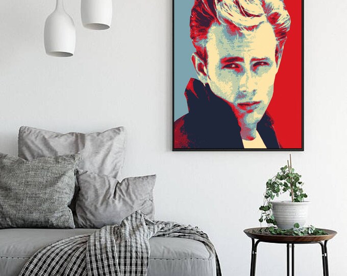 James DEAN Art Print Wall Decor Artworks Wall Art Modern - Etsy Canada