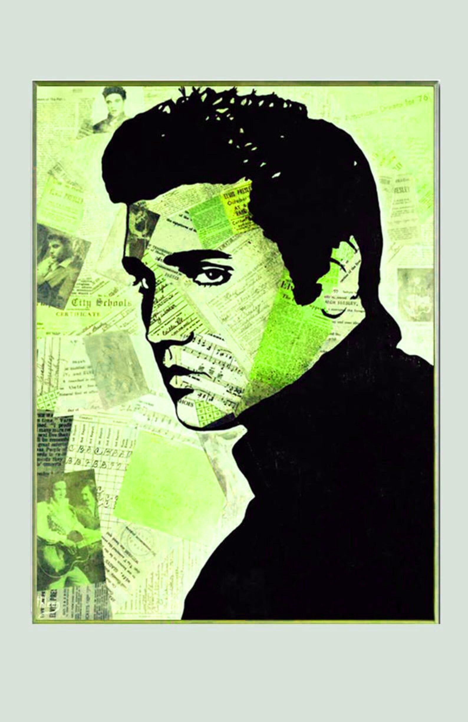 Elvis Presley Art Print Elvis Presley Artwork Portrait - Etsy