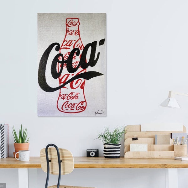 Coca Cola Canvas Art - Etsy
