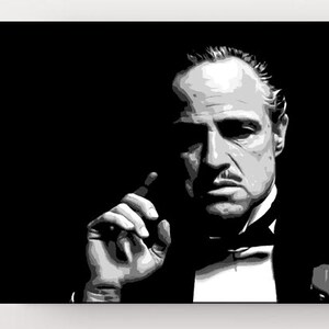 Godfather Art Print, Godfather Print, Modern Art, Celebrity Prints ...