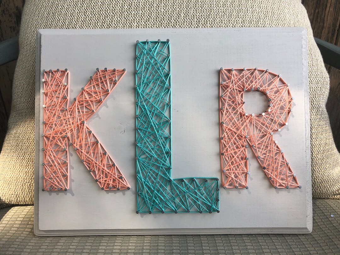 Personalized Monogram String Art - Etsy