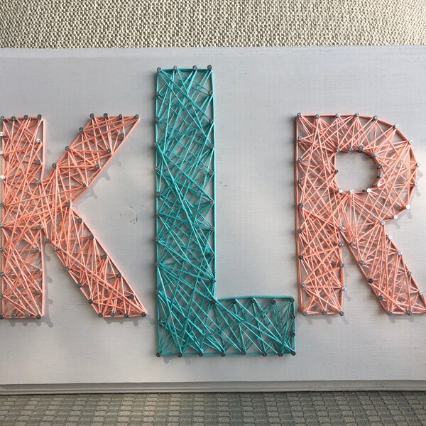 Monogram String Art - Etsy