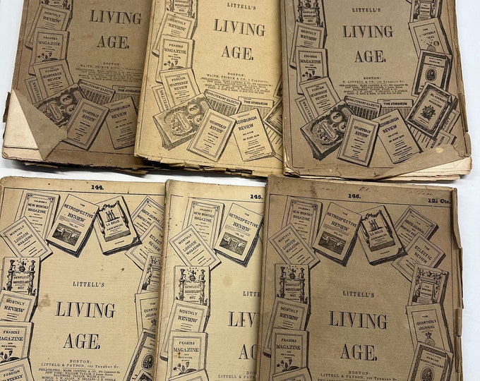 Littell’s Living Age Antique Magazines 1846-47 - Etsy