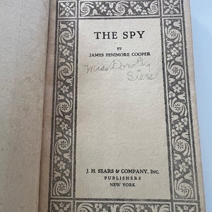 Antique Books JH Sears the Spy/ Dr Jekyll - Etsy