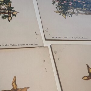 Tasha Tudor Fairy Tale Prints Set of 4 - Etsy