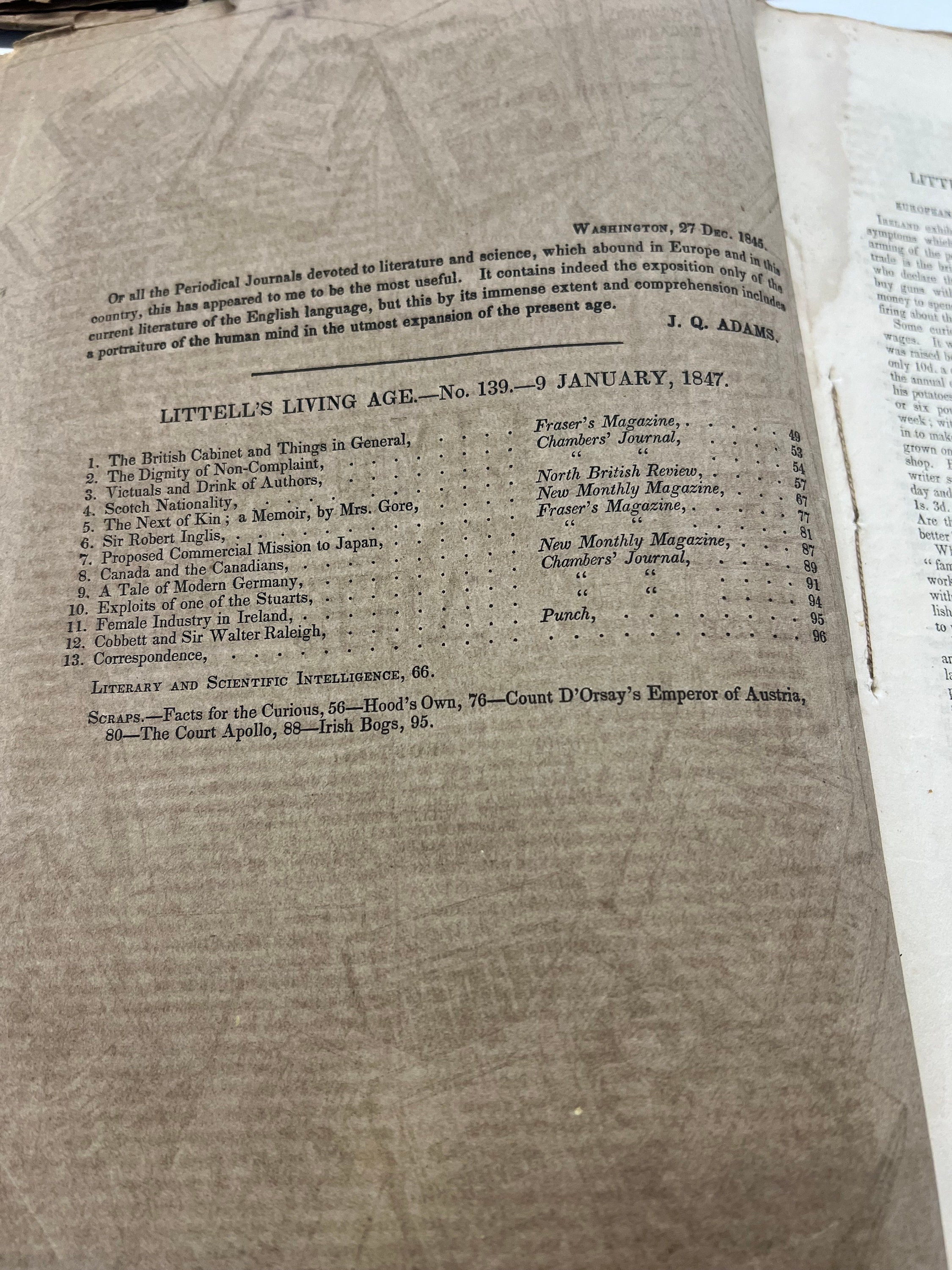 Littell’s Living Age Antique Magazines 1846-47 - Etsy