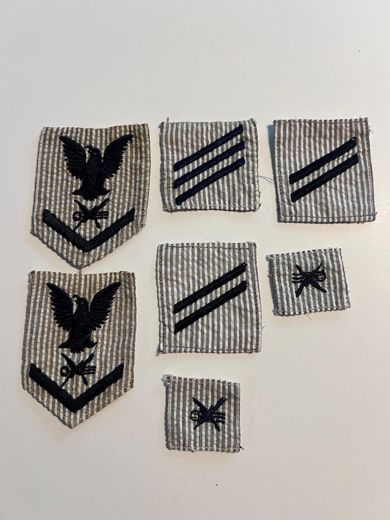 Navy Waves 1950’s Uniform Patches Sold in Sets - Etsy