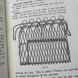 Vintage Macrame Pattern Pamphlet and Book “graded Lessons in Macrame ...