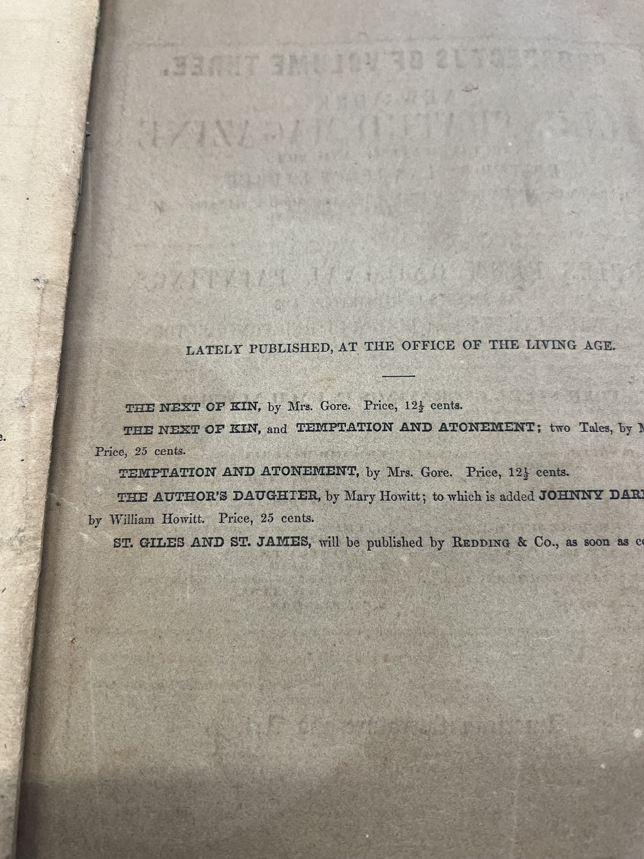 Littell’s Living Age Antique Magazines 1846-47 - Etsy