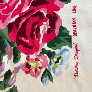 Vintage Dorothy Draper Fabric “fazenda Lily” Authentic Rare! - Etsy
