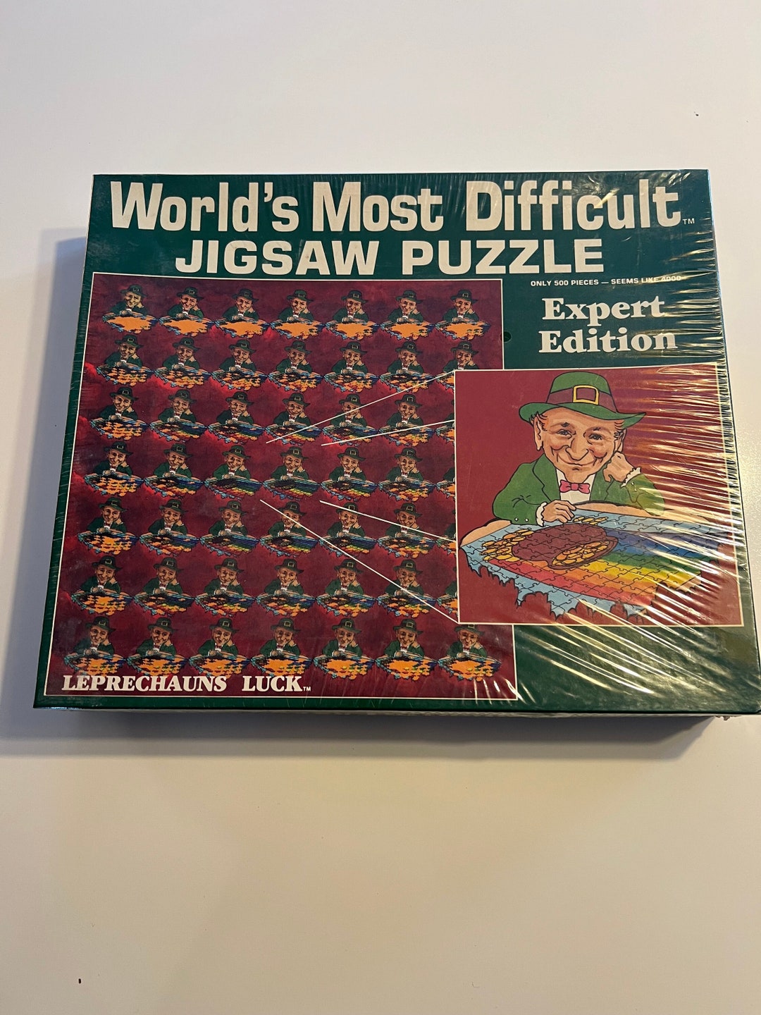 Worlds Most Difficult Jigsaw Puzzle Leprechauns Luck - Etsy