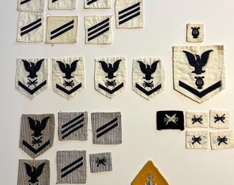 Navy Waves 1950’s Uniform Patches - Etsy