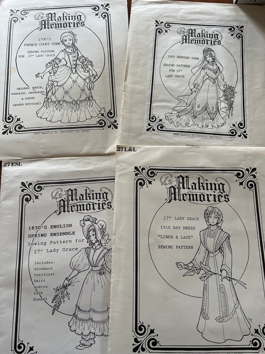 Making Memories Doll Clothes Patterns - Etsy