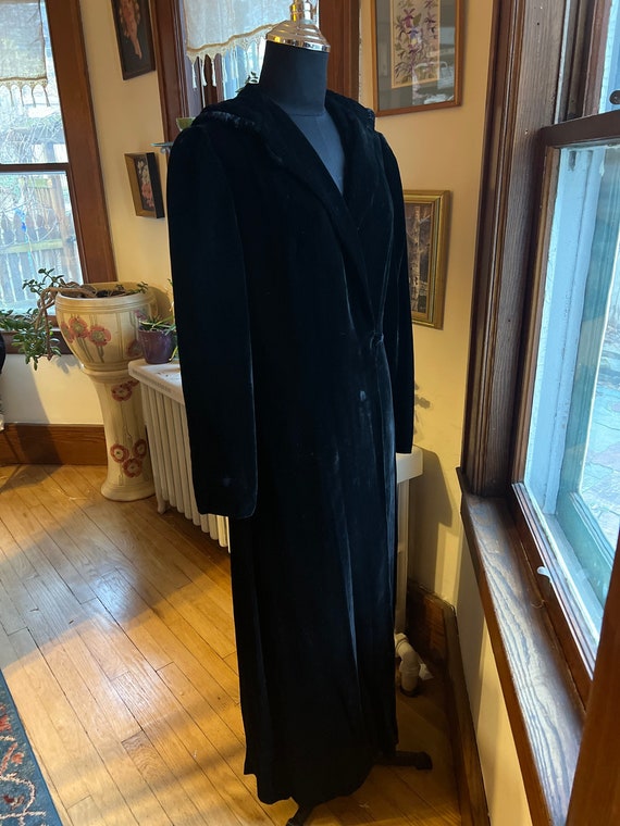 Vintage Velvet Robe Jacket 1940s - Etsy