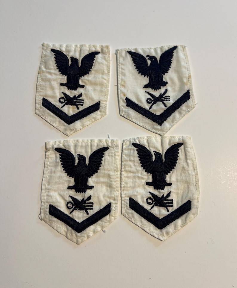 Navy Waves 1950’s Uniform Patches Sold in Sets - Etsy