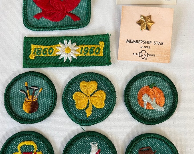Vintage Girl Scout Badges and Pins 1960 - Etsy