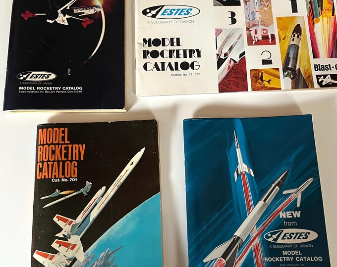 Vintage Estes Model Rocket Catalogs 1970’s - Etsy
