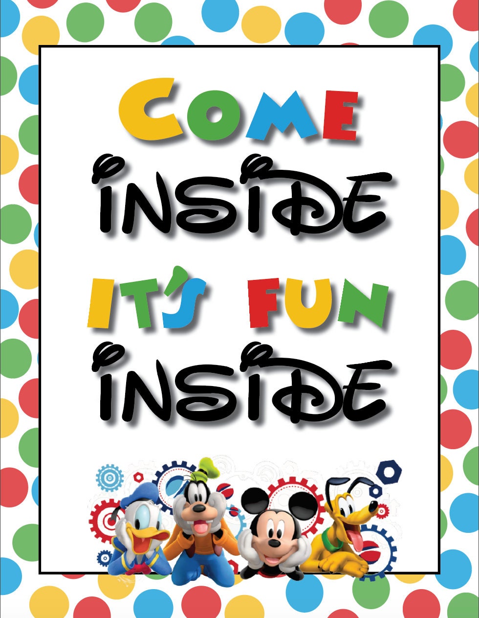 Clubhouse Birthday Party Sign Pack 8.5x11in PRINTABLE - Etsy