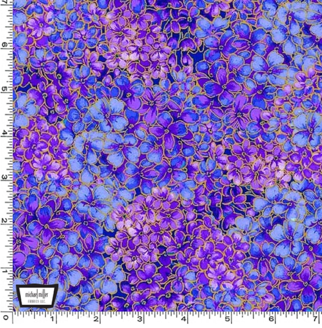 Opulent Florals: Opulent Hydrangea-michael Miller Fabrics Sold by the ...