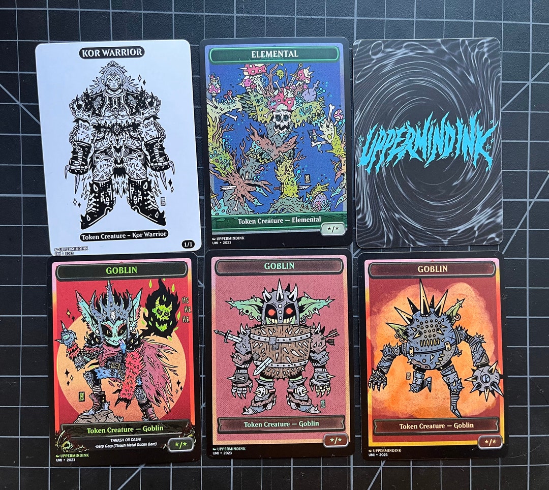 INKPIT MTG Proxy/tokens goblins/warriors/elementals - Etsy