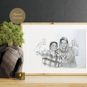 Loss of Friend Gift, Combine Photo Portrait, Best Friend Photo, Perfect ...