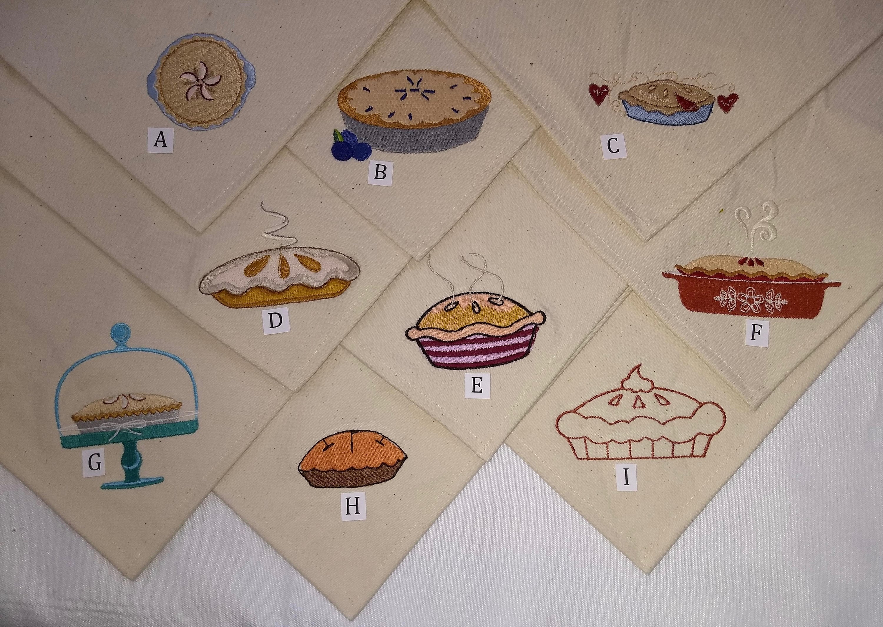 Pie and Pastry Cloth - Etsy