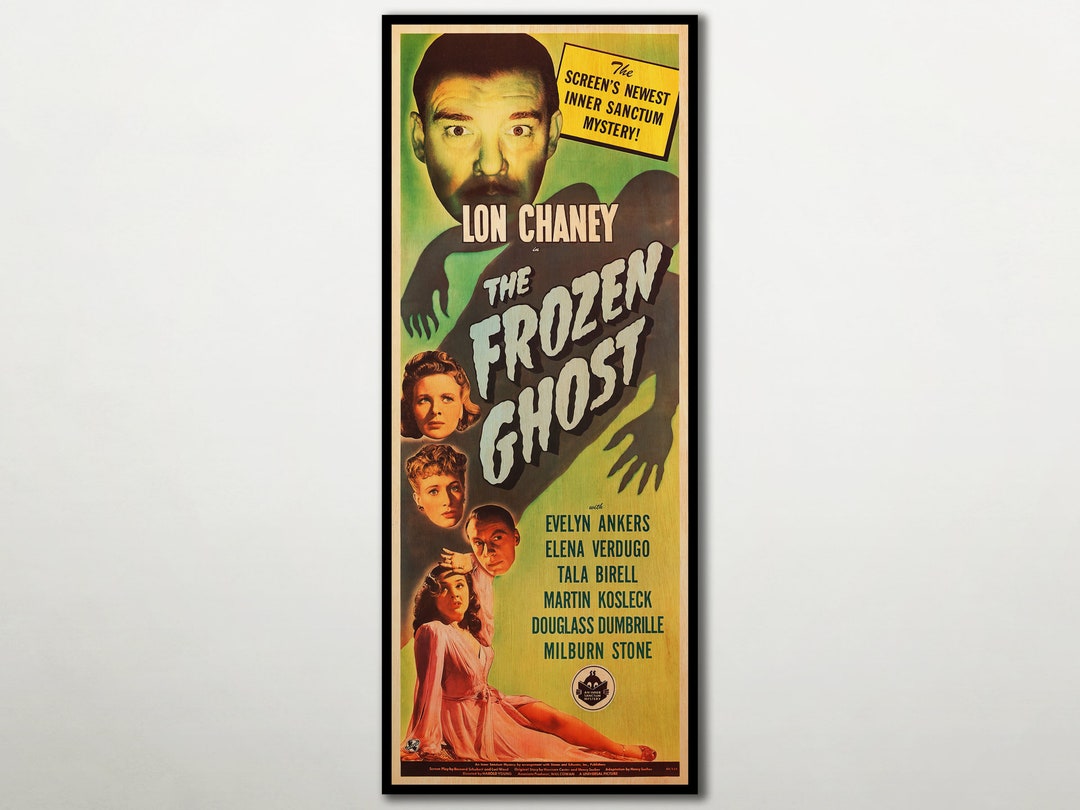 The Frozen Ghost WOODEN POSTER, Handmade Extra Large Cool Unique Gift ...