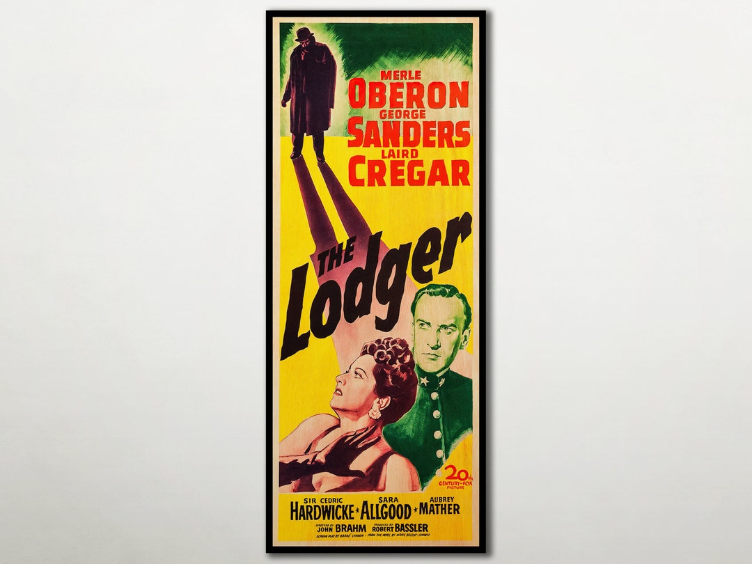 The Lodger WOOD POSTER, Stunning Movie Poster Printed on WOOD for Fans ...