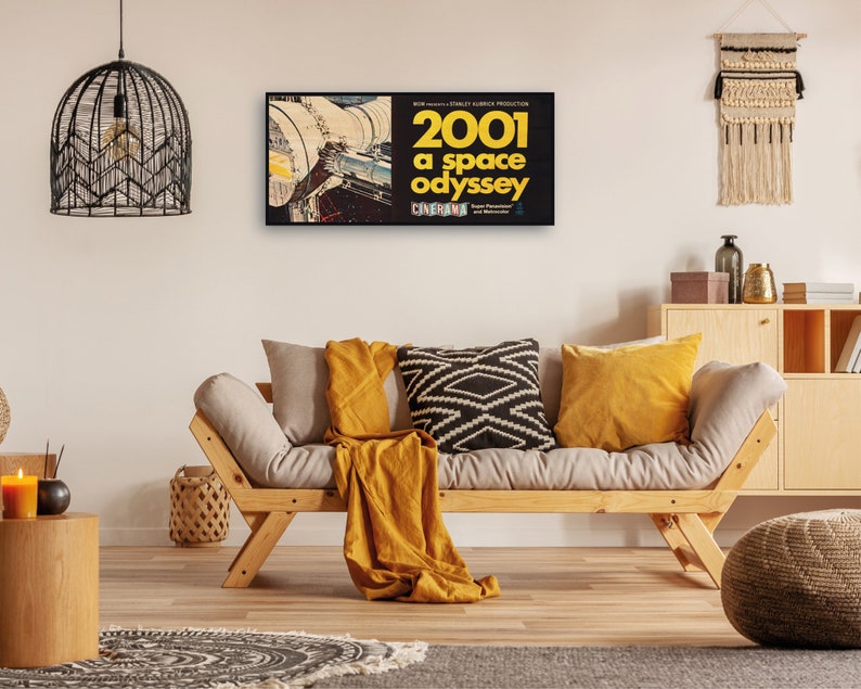 2001: A Space Odyssey WOODEN Poster, Premium Special Edition Poster ...
