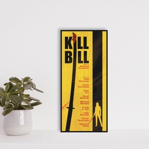 Kill Bill Poster WOOD PRINT Fanart Cinema Movie Posters on - Etsy