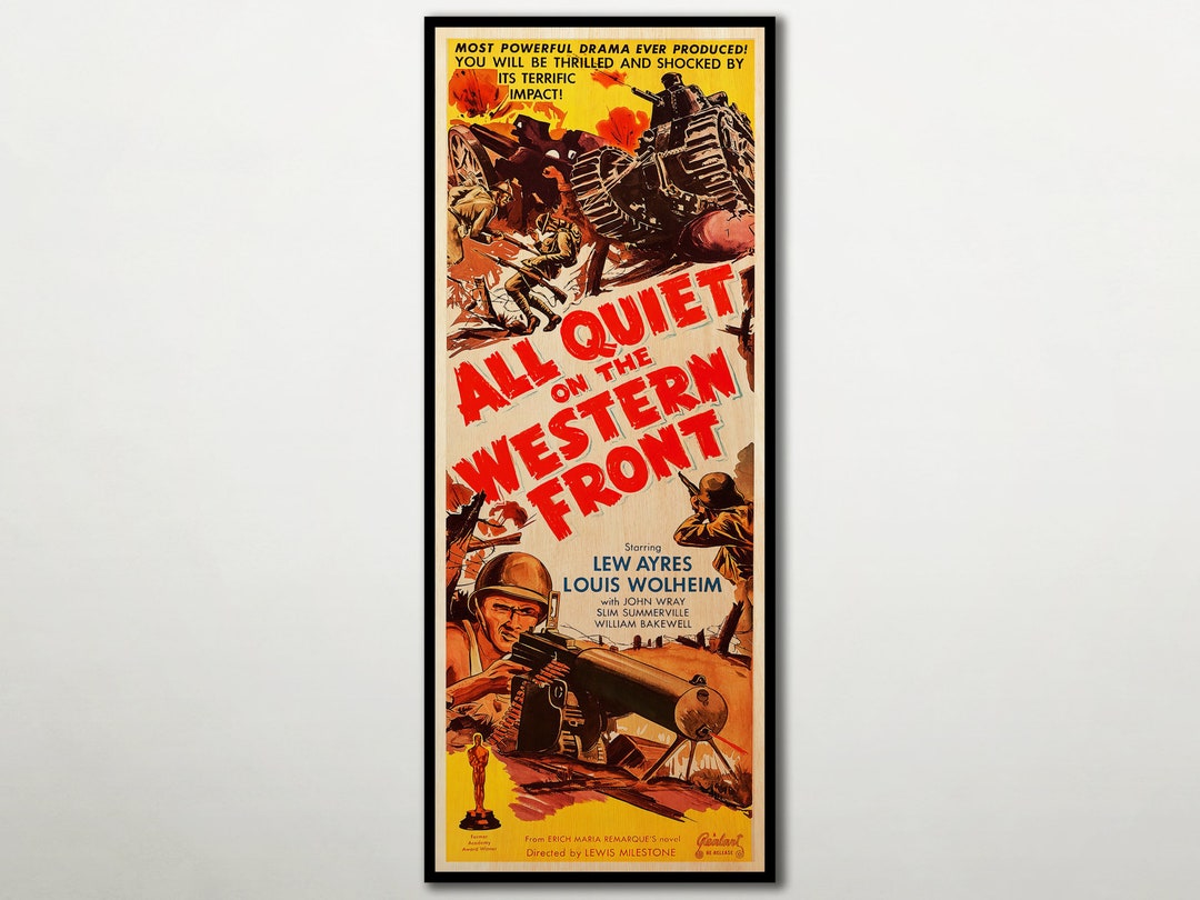 All Quiet on the Western Front WOOD Poster, Stunning Gift on WOOD for ...