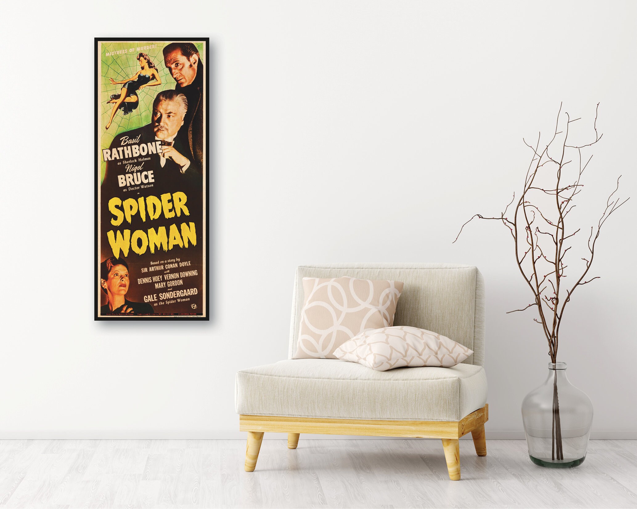 The Spider Woman WOOD Poster Stunning Film Poster for - Etsy