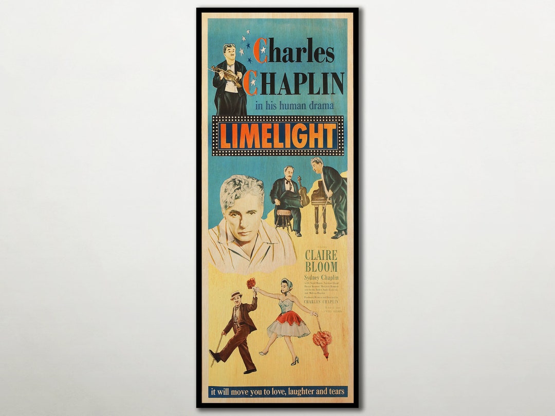 LIMELIGHT POSTER Wall Decor, Extra Large Wall Art Film Poster, Movie ...