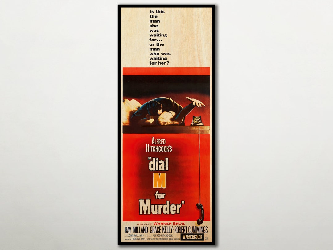 Dial M for Murder Poster PRINTED ON WOOD, Awesome Ready to Hang ...