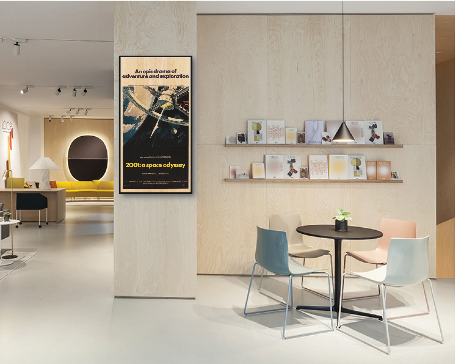 Large WOOD Wall Art 2001 a Space Odyssey Poster Fanart Cinema - Etsy