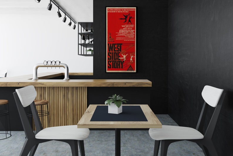 West Side Story WOOD PRINT Poster, Fanart Cinema Movie Posters on WOOD ...