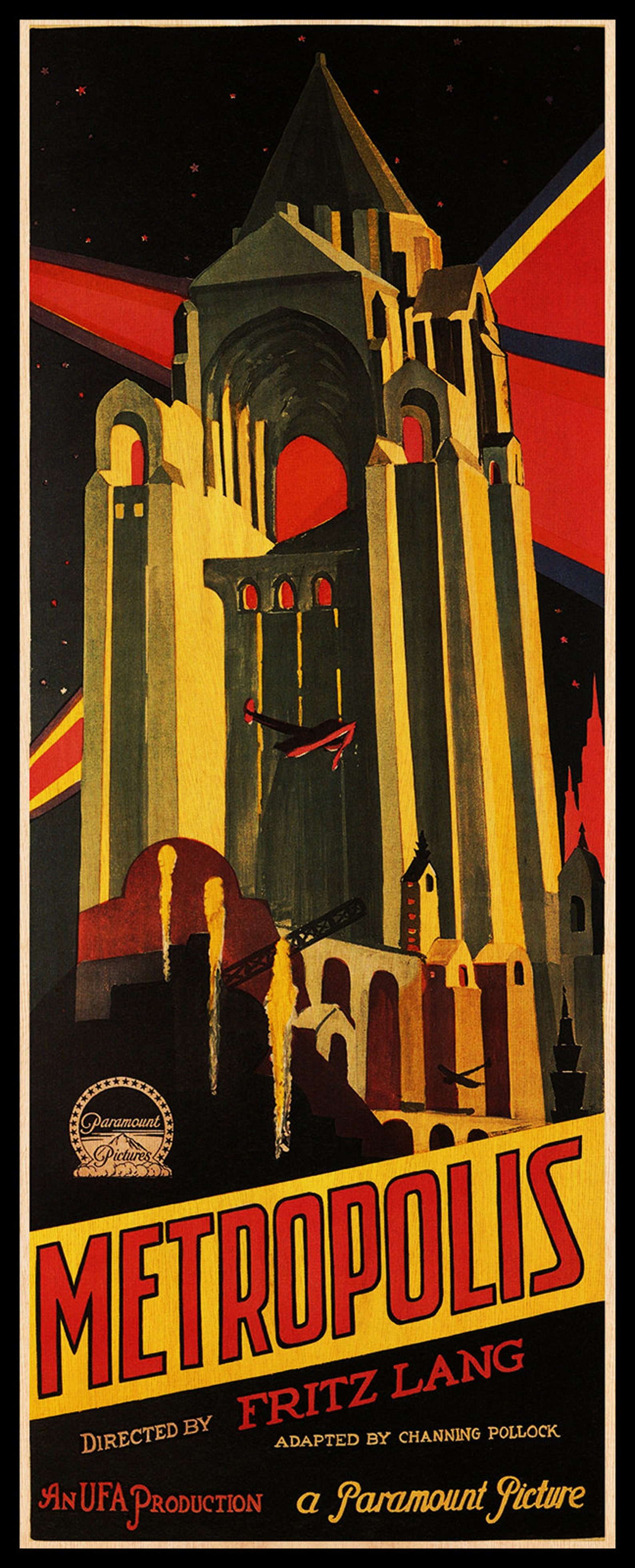 METROPOLIS POSTER Wall Decor Extra Large Wall Art Film - Etsy