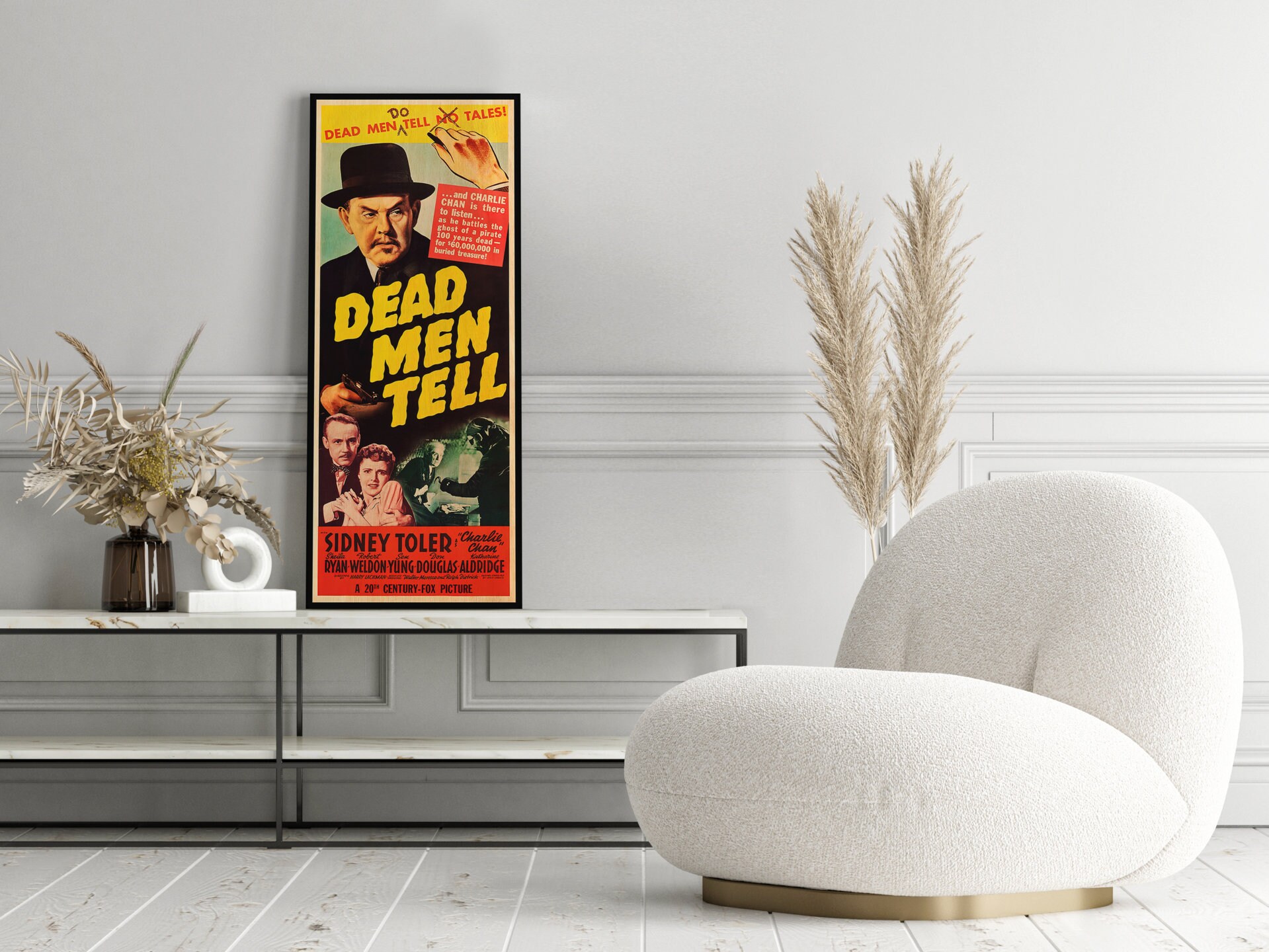 Dead Men Tell WOODEN POSTER, Extra Large Cool Unique Gift for Sidney ...