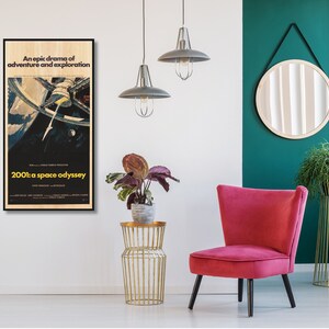 Large WOOD Wall Art 2001 a Space Odyssey Poster Fanart Cinema - Etsy