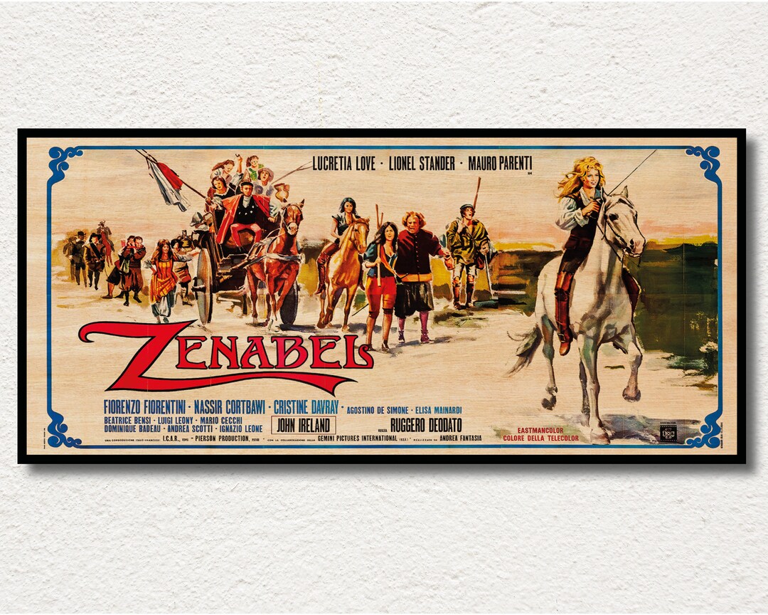 Zenabel WOODEN Poster, Premium Special Edition Poster Printed on WOOD ...