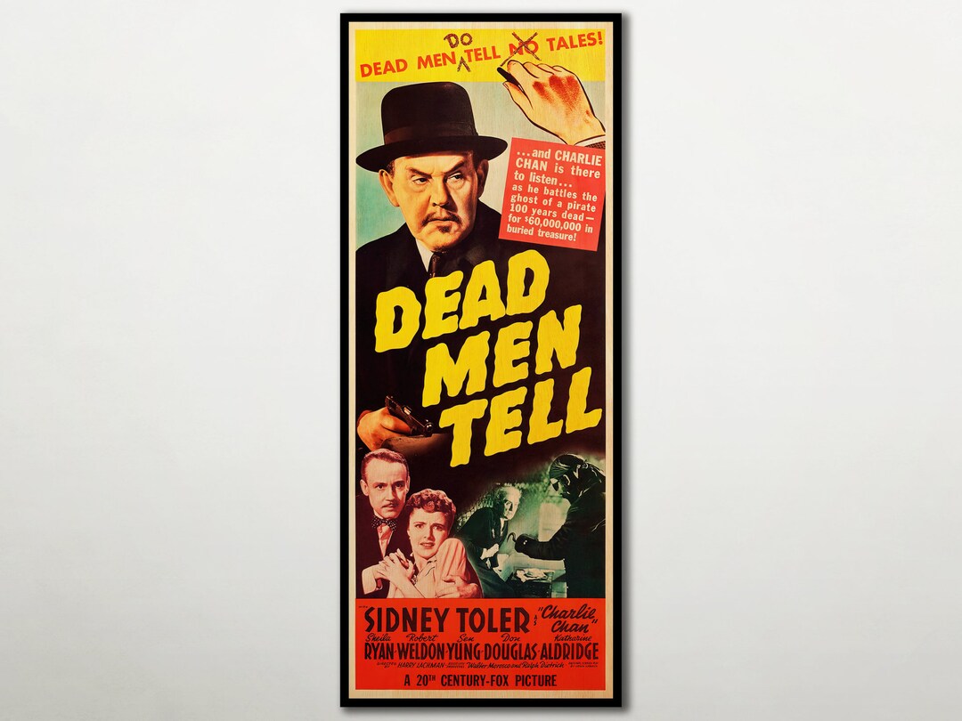 Dead Men Tell WOODEN POSTER, Extra Large Cool Unique Gift for Sidney ...